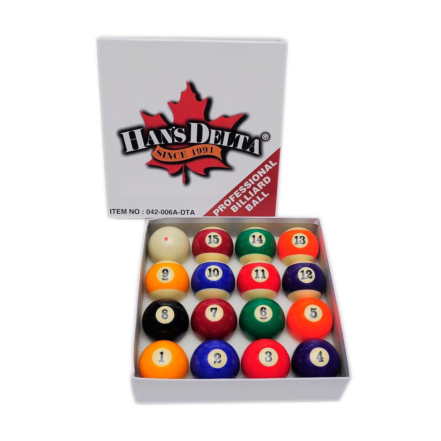 Delta Professional Billiard Ball Set - 042-006A-DTA – Spot On Billiards
